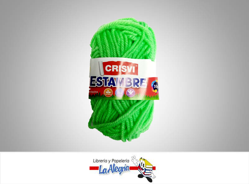 ESTAMBRE ESCOLAR 10GR AGUAMARINA UND MARCA CRISVI | Libreria La Alegria