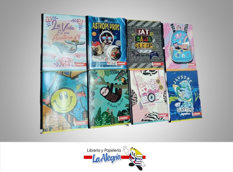 LIBRETA CUADRICULADO 100 HOJAS MARCA CRISVI | Libreria La Alegria
